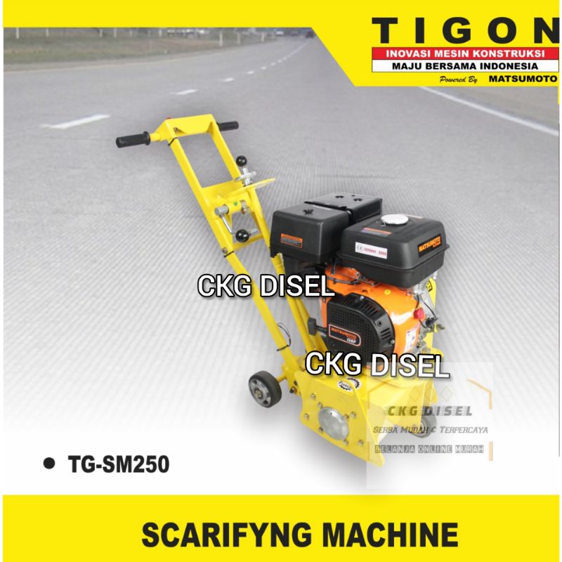 Jual Mesin Penggaruk Beton Scarifying Tigon TGSM 250 TGSM250 | Shopee ...