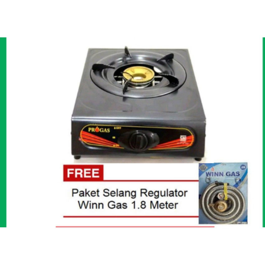 Jual KOMPOR GAS 1 TUNGKU+SELANG REGULATOR MERK WIN LENGKAP | Shopee ...