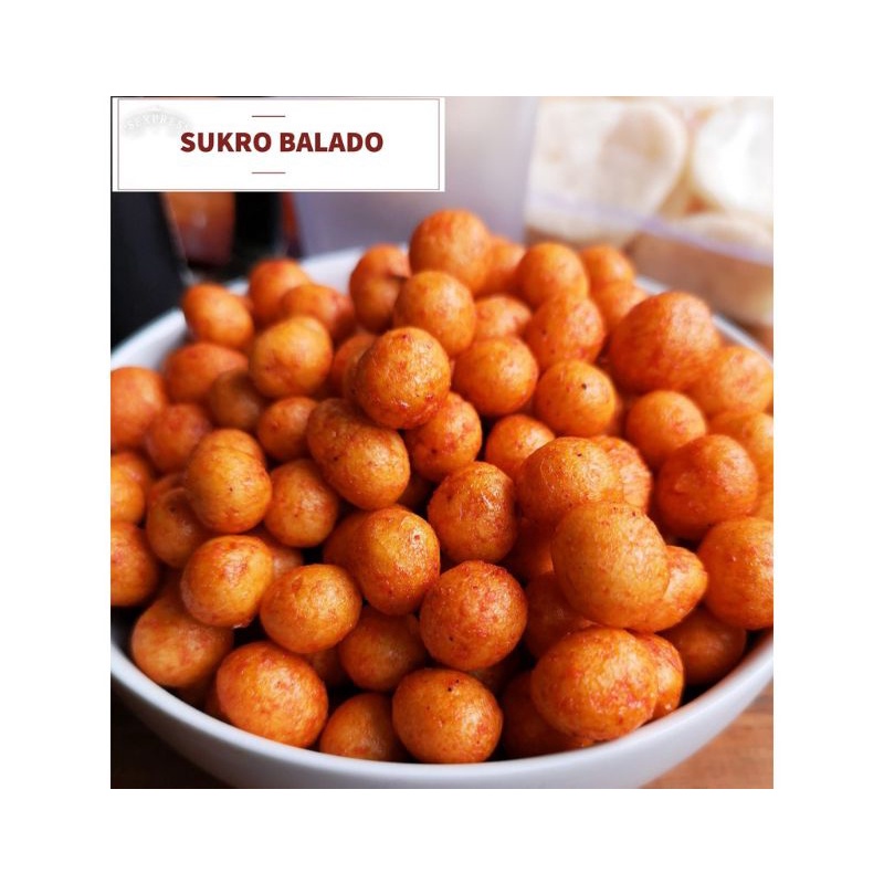 Jual KACANG SUKRO PEDAS 1/2KG(500GR)/SUKRO PEDAS ISI KACANG/SUKRO ...