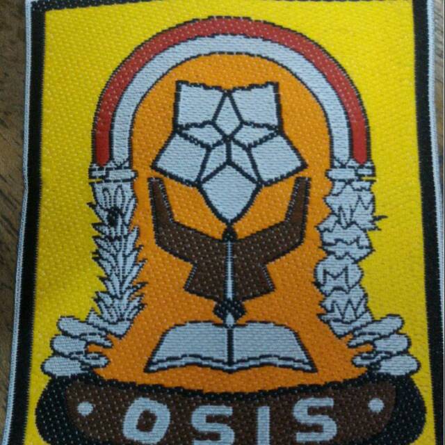 Jual Bed badge OSIS SMP woven 1kodi | Shopee Indonesia