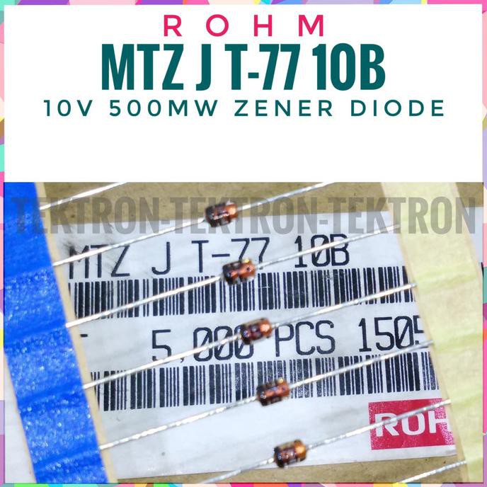 Jual ROHM MTZ J T-77 10B Zener Diode 10V 500mW ZD tektron22 Murah ...