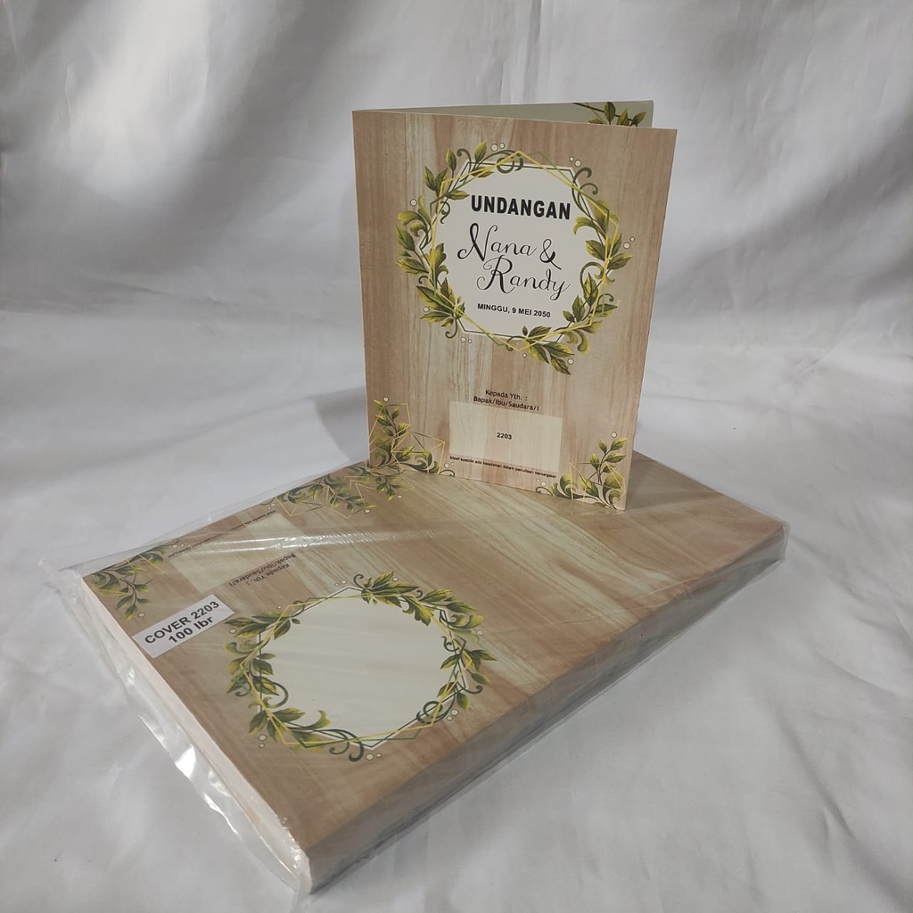 Jual ERBA 2203 Blangko Undangan KOSONGAN, Undangan Pernikahan Murah ...