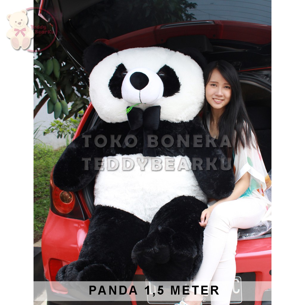 Jual Boneka Panda 1,5 Meter Hitam-Putih | Shopee Indonesia