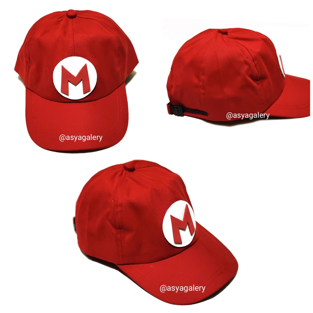 Jual Topi Anak Mario Bross/Topi Mario/Topi Super Mario Anak/Topi ...