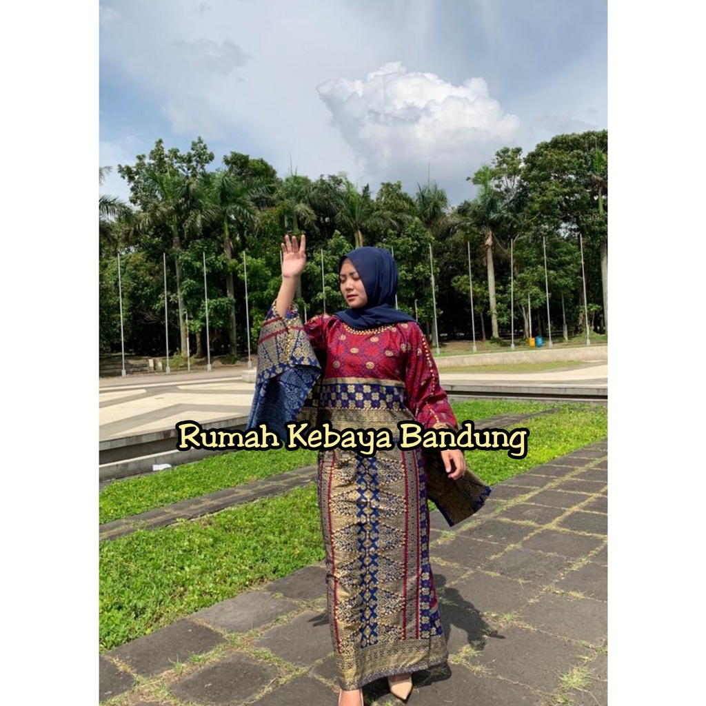 Jual SETELAN BATWING BATIK MOTIF SONGKET PALEMBANG BATIK JUPRI ( ADA ...