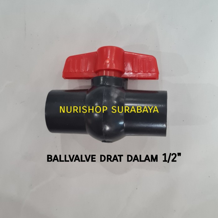 Jual Ball valve drat dalam 1/2 / ballvalve/ Stop kran/ Stopkran pvc 1/2" | Shopee Indonesia