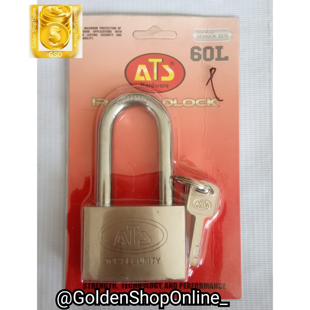Jual Gembok ATS 60mm Leher Panjang ATS | Shopee Indonesia
