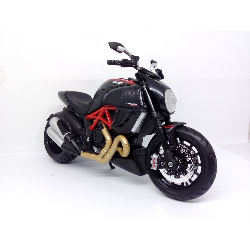 Jual Diecast Miniatur Motor Sport Moge Ducati Diavel Carbon - Maisto 1/ ...