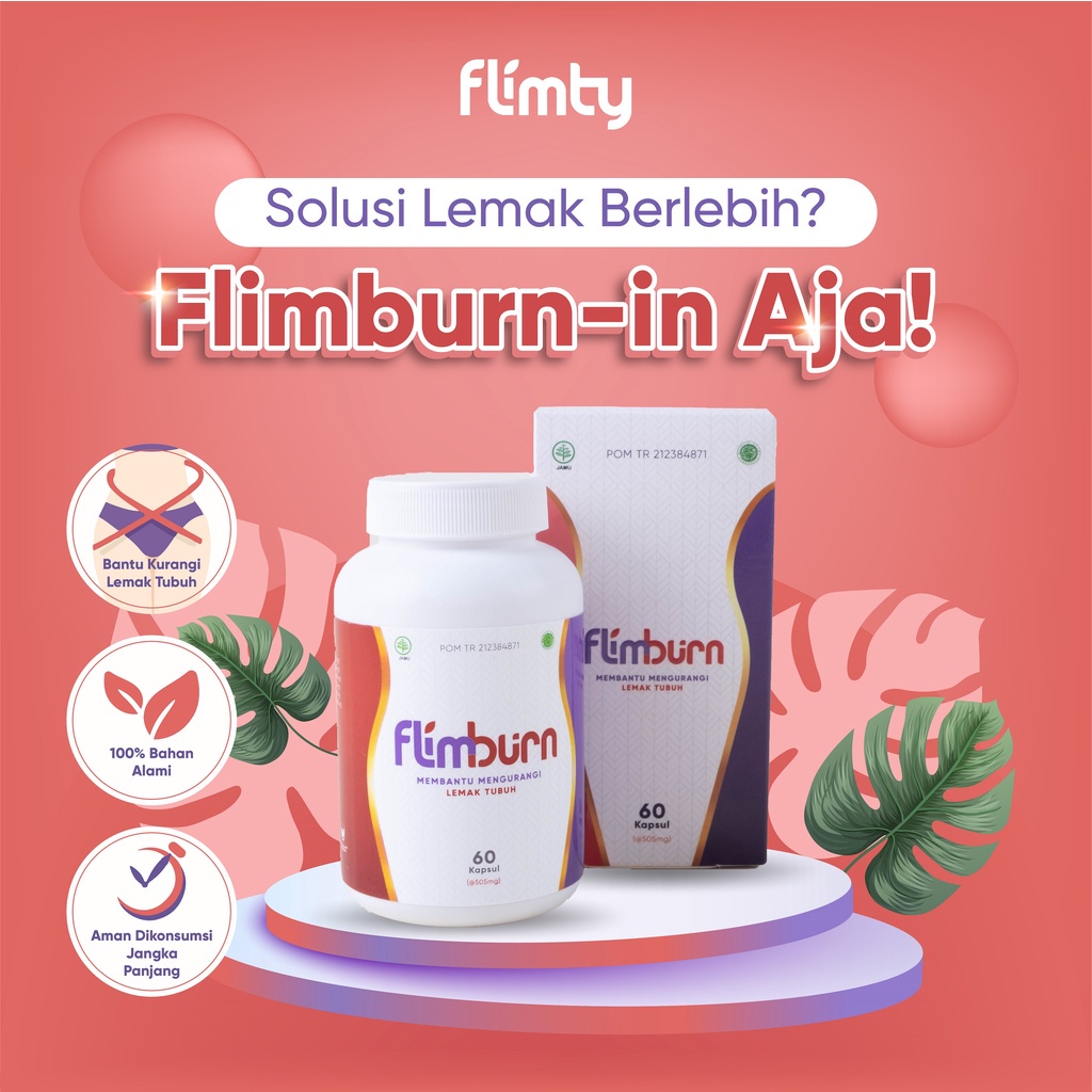 Jual FLIMBURN 1 BOX ISI 60 CAPSUL BPOM HALAL PEMBAKAR LEMAK FAT BURNER ...