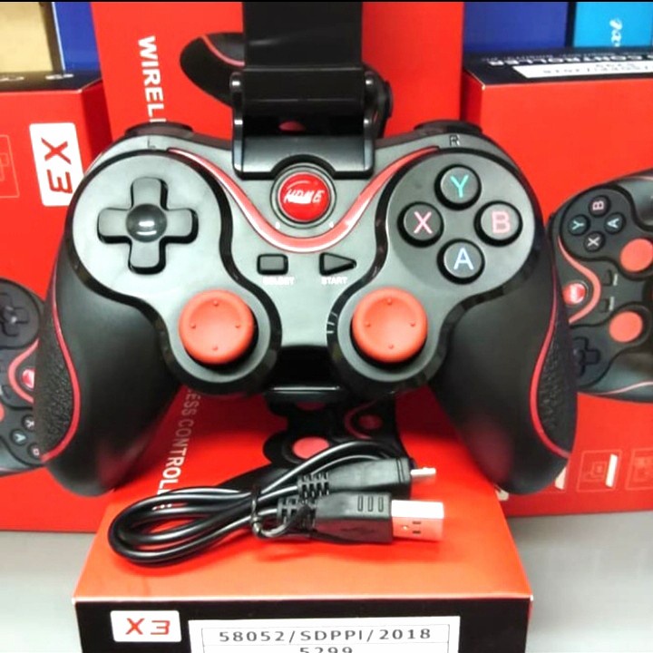 Jual GAMEPAD WIRELESS X3 / STICK GAMEPAD STICK HP WIRELESS / BLUETOOTH ...