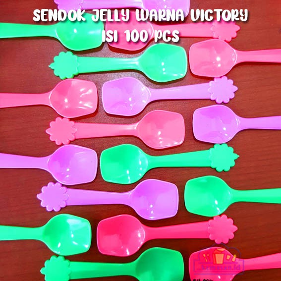 Jual SENDOK JELLY WARNA BELLA/TIPTOP 100pcs | Shopee Indonesia