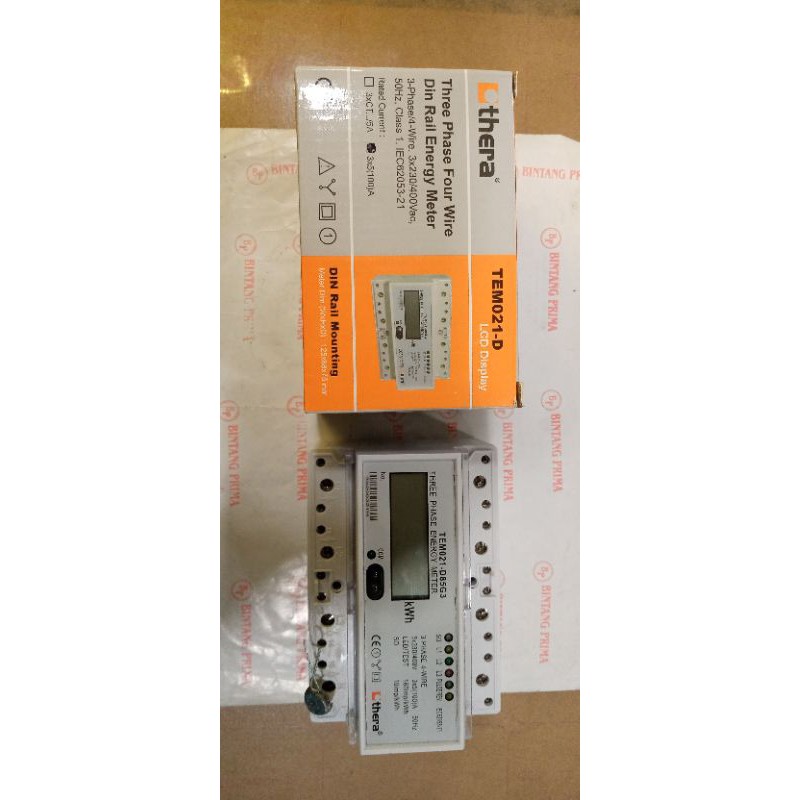 Jual KWH Meter / KWH Listrik Digital 3Phase 5(100)A TEM021-D85G3 Thera ...