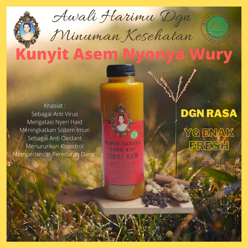 Jual Kunyit Asem/Kunyit Asem Botol/Minuman Kunyit Asem 500M inl ...