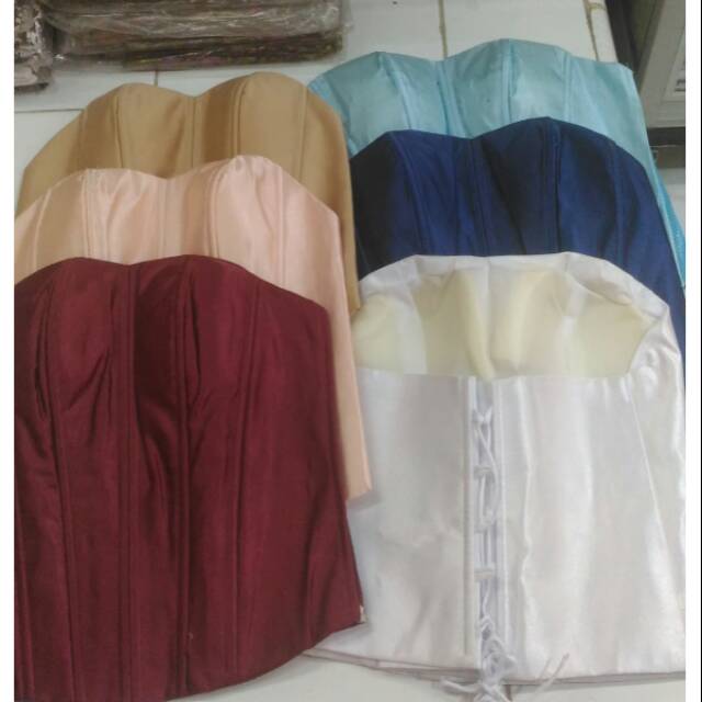 Jual Kamisol,bustier,longtorso,kemben bahan satin | Shopee Indonesia