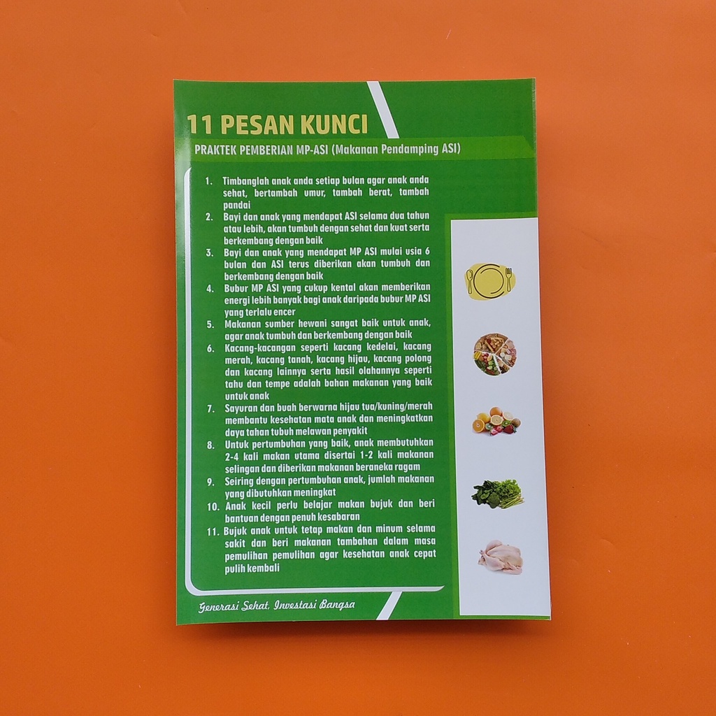 Jual Poster 11 Pesan Kunci Pemberian MPASI, Poster MPASI, LAMINASI ...