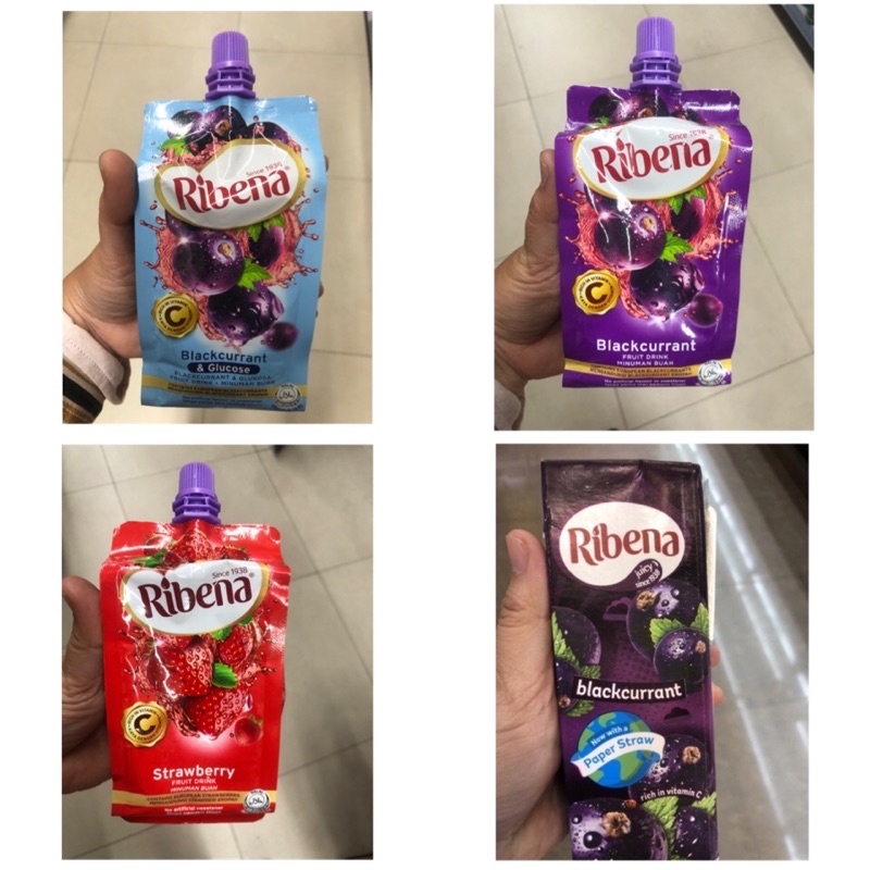 Jual Ribena Minuman buah rasa Blackcurrant dan Strawberry - 330ml ...