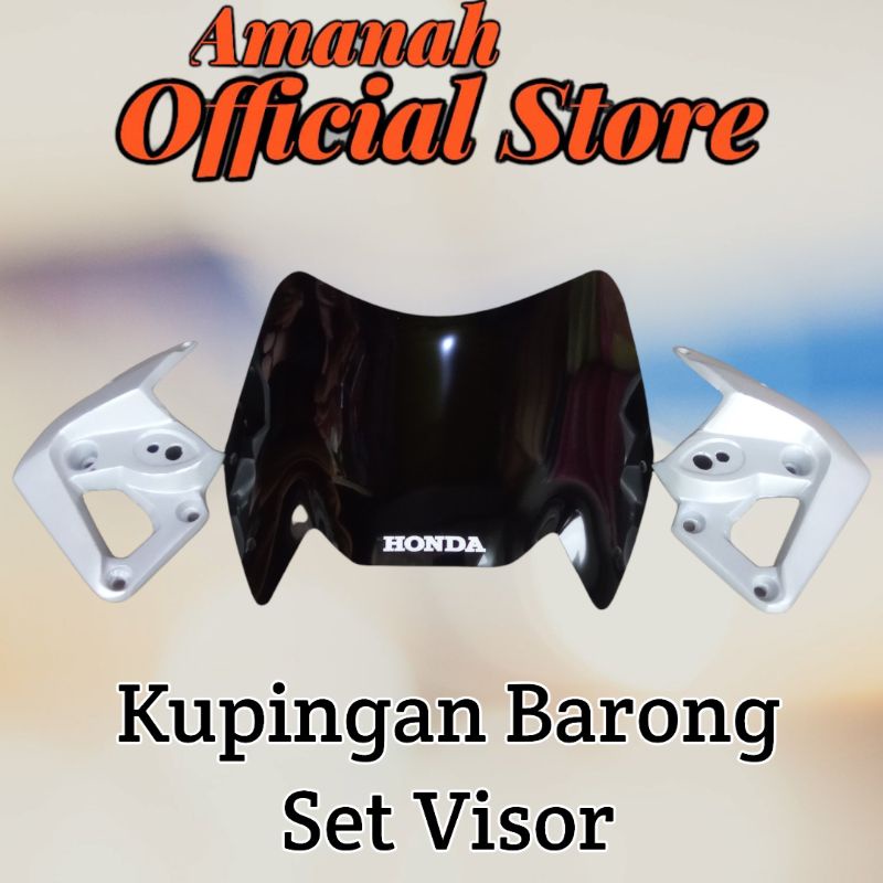 Jual Visor barong Tiger Revo Kupingan lampu barong set visor tiger revo ...