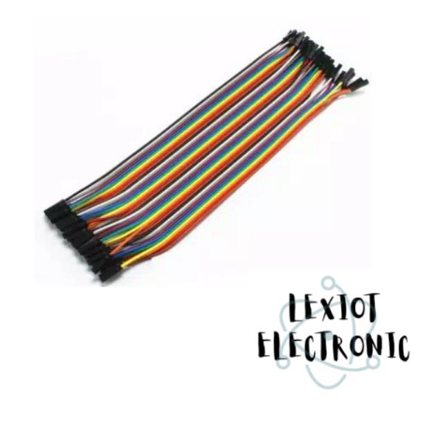 Jual Jumper wire arduino dan breadboard 40pcs 20cm | Shopee Indonesia
