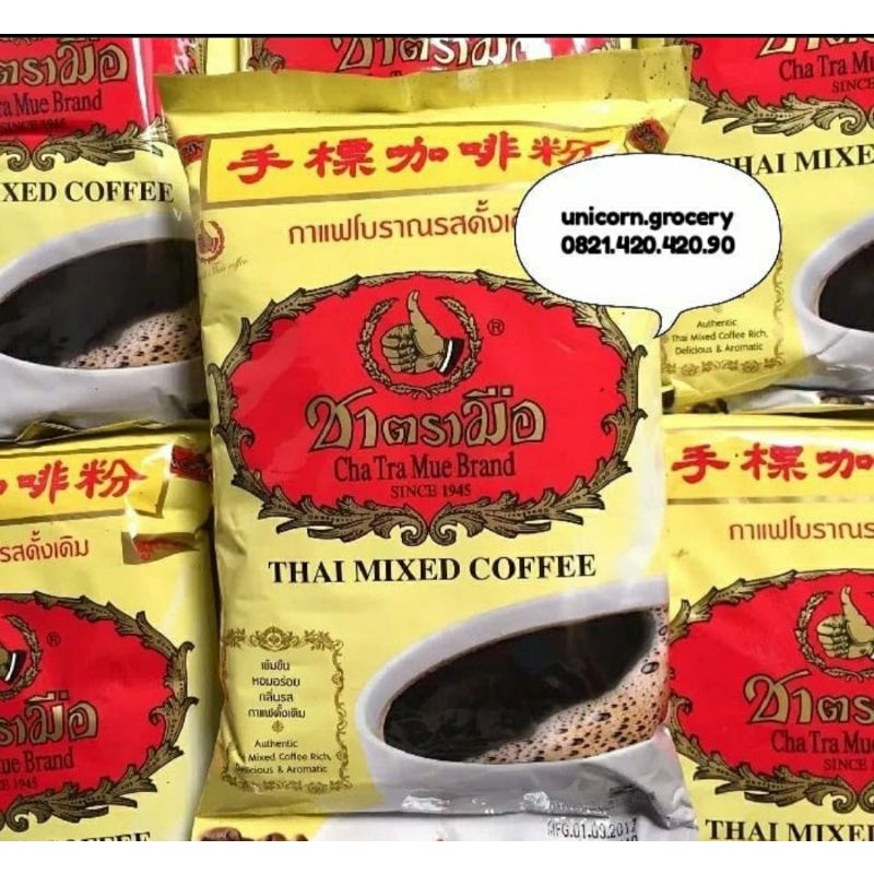 Jual Repack kopi Chatramue Thailand / Thai mixed coffee Chatramue 500 ...