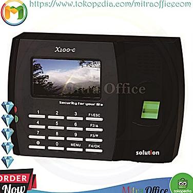 Jual Solution X100C/Mesin Absensi/Mesin Absen/Finger Print/Absensi ...