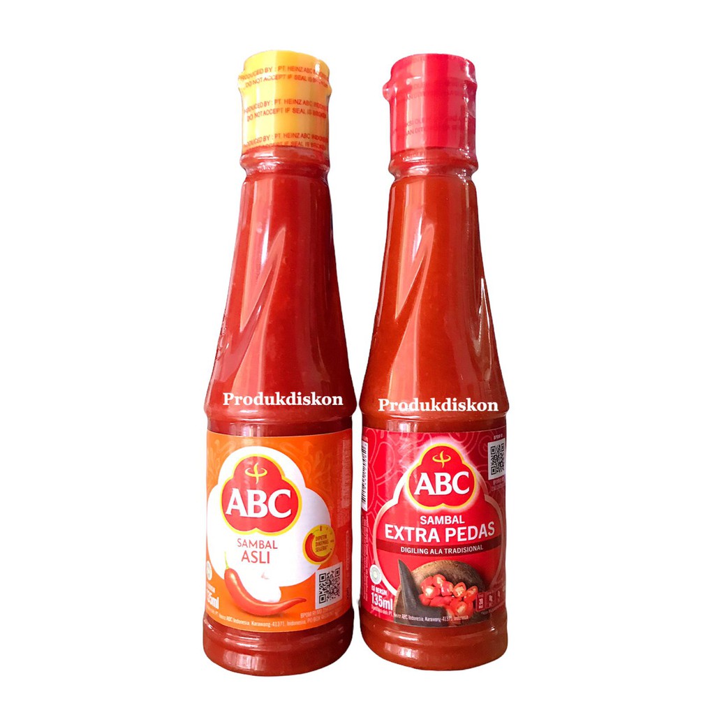 Jual ABC Saus Sambal Asli Botol 135ml - Makanan | Shopee Indonesia