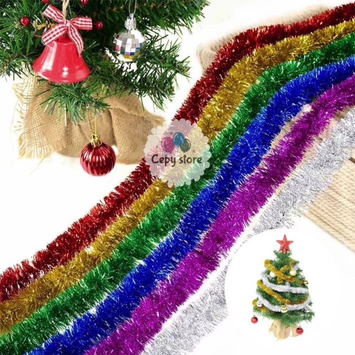 Jual Slinger / Tinsel / Hiasan Natal / Garland Tinsel / Slinger Tinsel ...