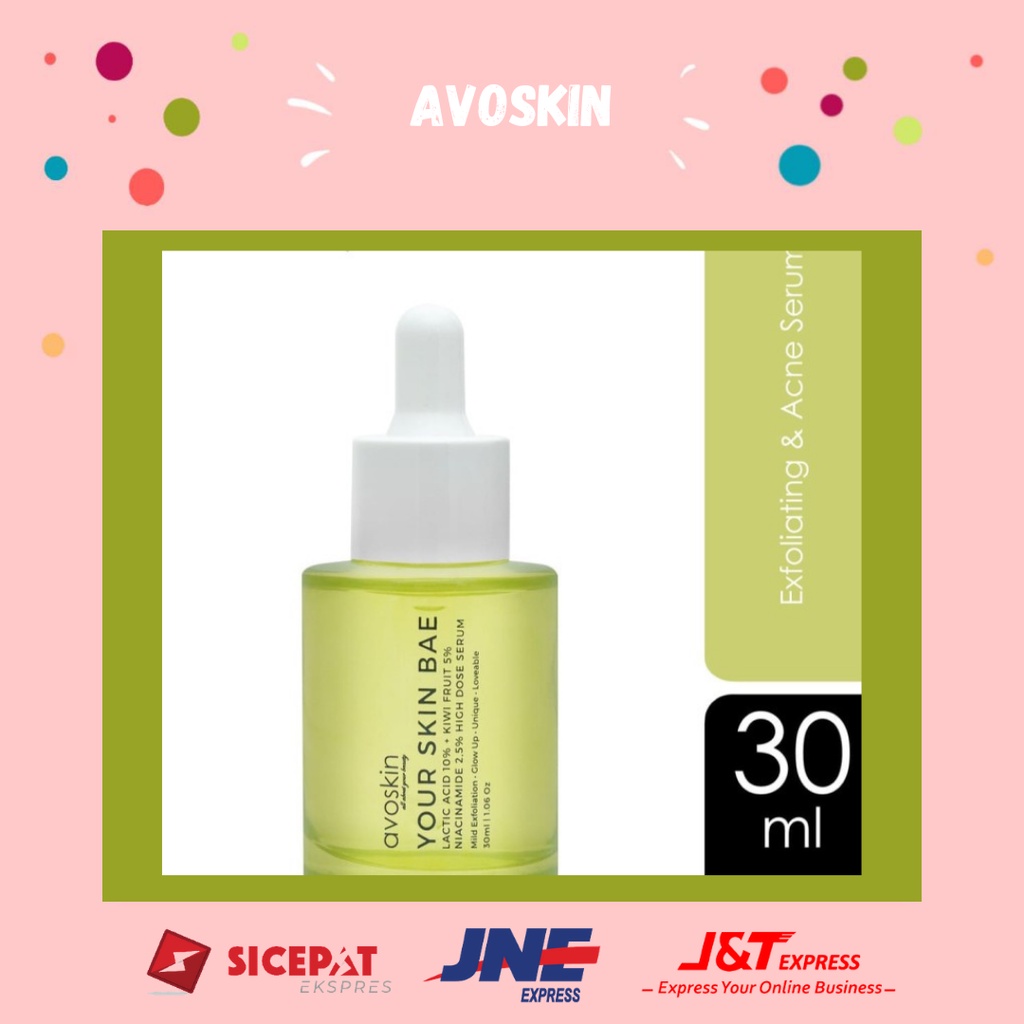 Jual AVOSKIN YSB LACTIC KIWI SERUM 30ML / AVOSKIN Your Skin Bae Lactic ...