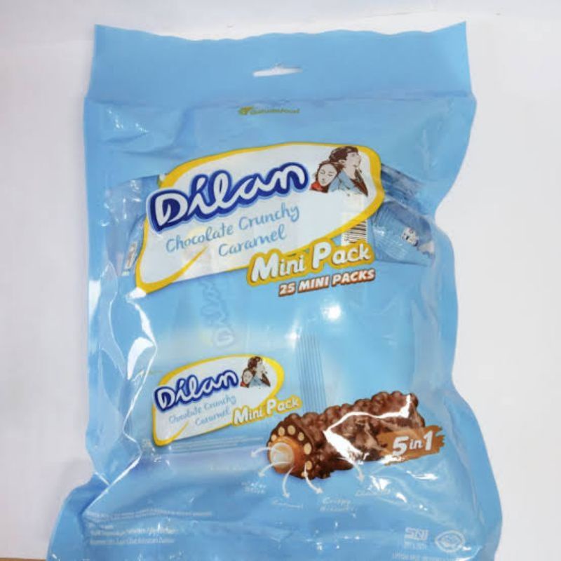 Jual dilan chocolate chrunchy caramel cokpat karamel dilan mini pack ...