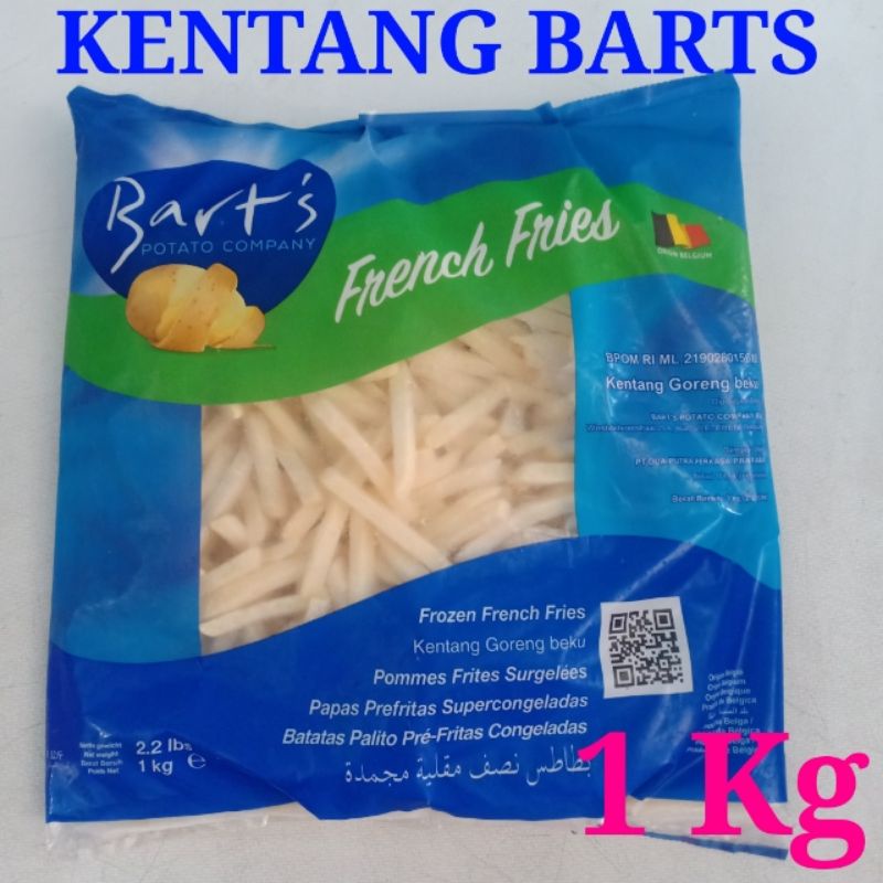 Jual KENTANG SHOESTRING BARTS 1KG | Shopee Indonesia