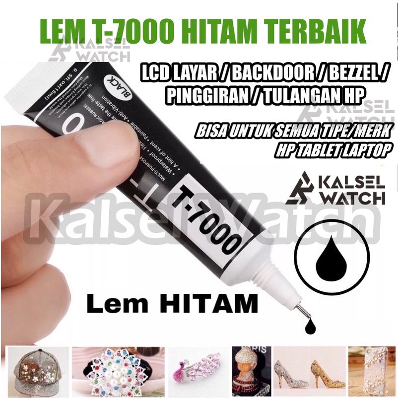 Jual Lem LCD HP Lem Perekat Hitam T7000 Touchscreen Lem LED Layar Backdoor Bezzel Tulangan ...