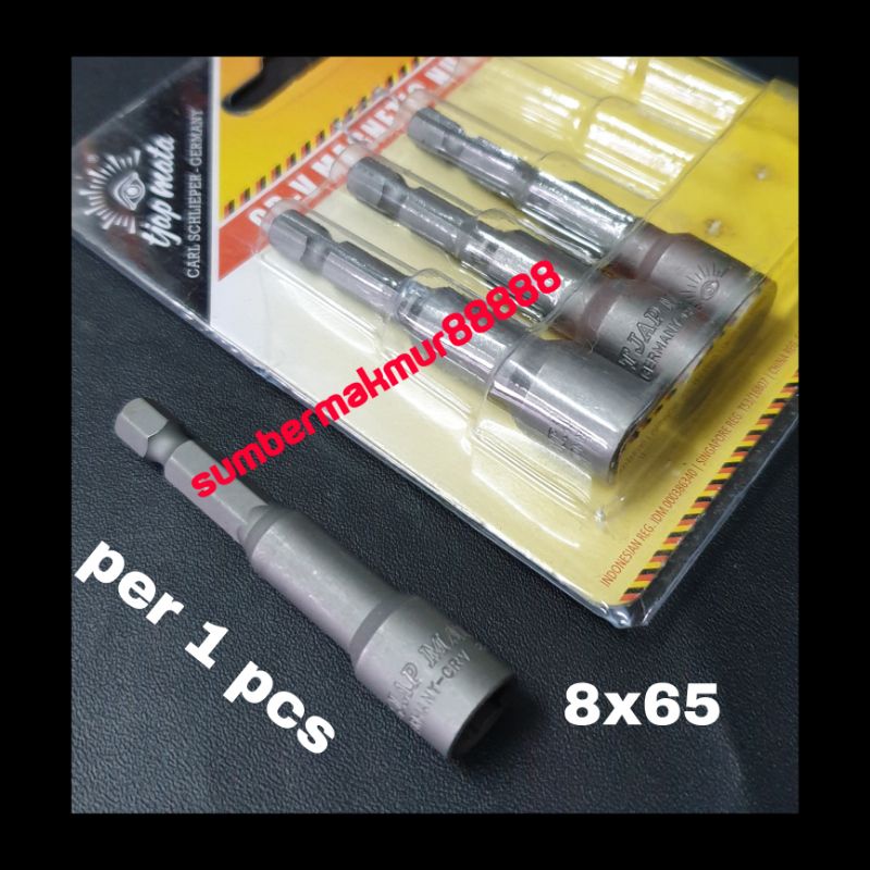 Jual Kunci sok roofing hex nut setter 8x65 mm tjap mata | Shopee Indonesia