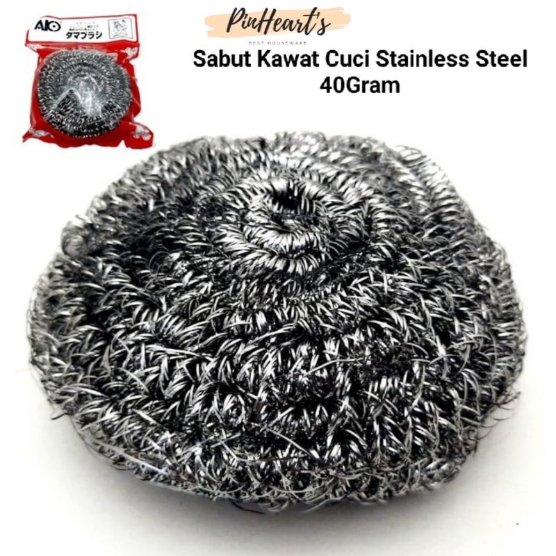 Jual SABUT KAWAT CUCI PIRING UKURAN BESAR 40GRAM & 30GRAM | SPON CUCI ...