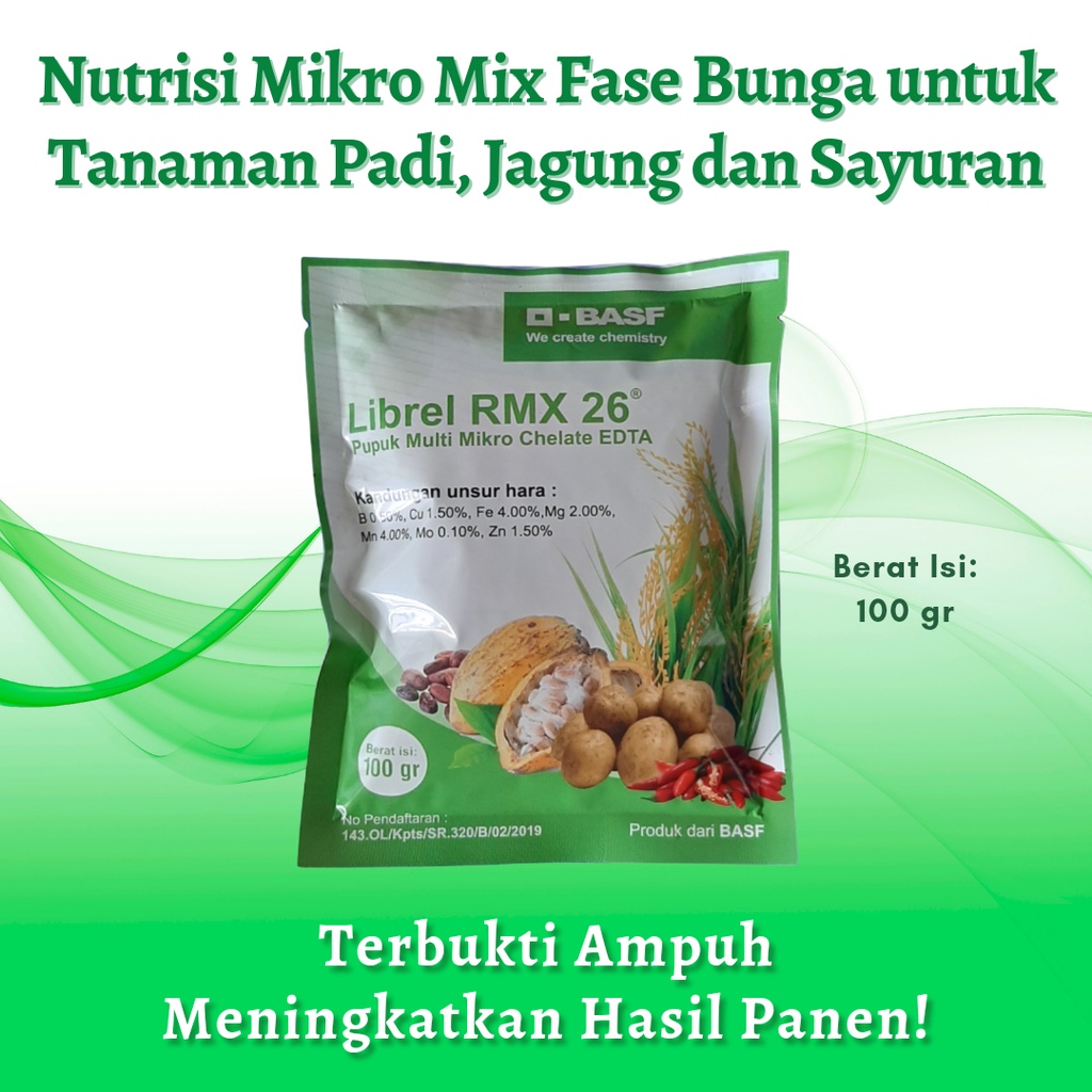 Jual Nutrisi Micromix EDTA Fase Bunga (100 g) untuk Padi Jagung dan ...