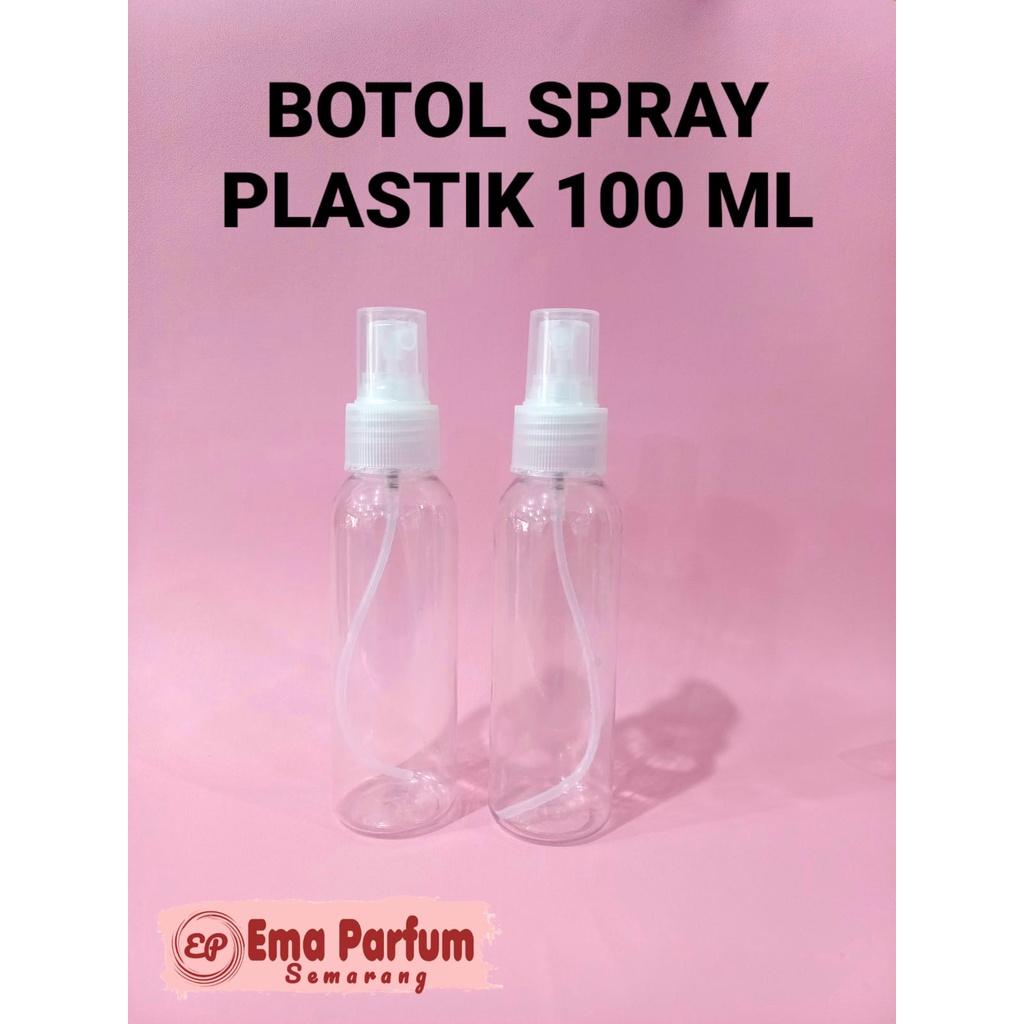 Jual (1 PCS) SP 100 ML. BOTOL SPRAY PLASTIK UKURAN 100 ML. WARNA BENING ...