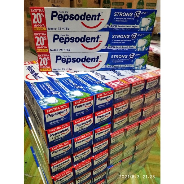 Jual pepsodent 75gr | Shopee Indonesia
