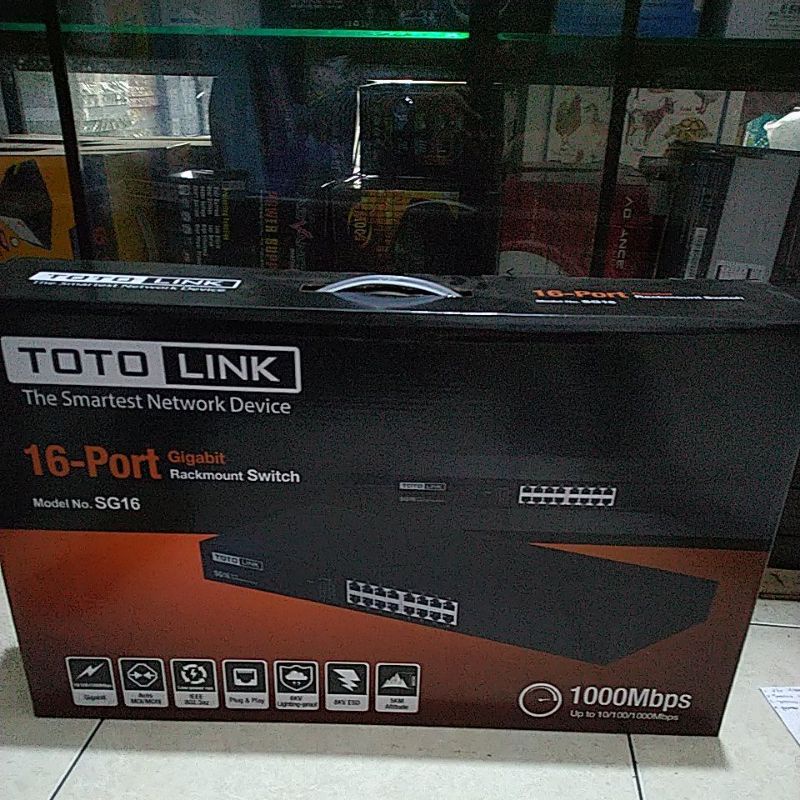 Jual SWITCH HUB TOTOLINK 16PORT GIGABIT BESI | Shopee Indonesia