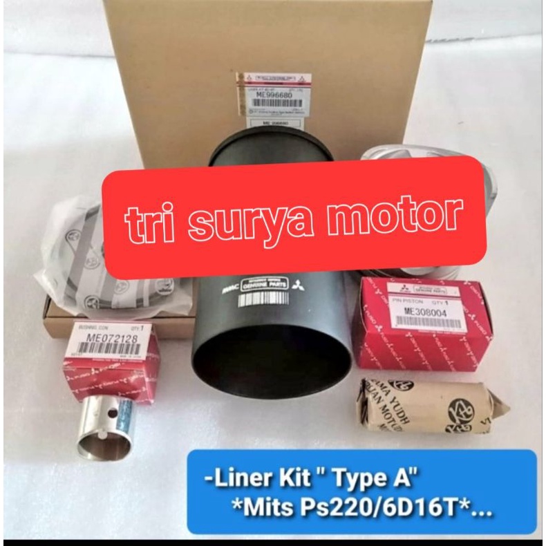 Jual LINER KIT LINER SET BORING SET FUSO 6D16T FUSO PS220 ASLI | Shopee ...