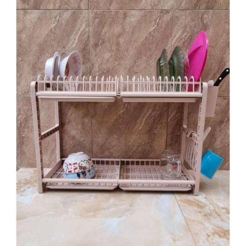 Jual Cod RAK PIRING besar WASTAFEL RAK PIRING 2 TINGKAT MINIMALIS BESAR ...