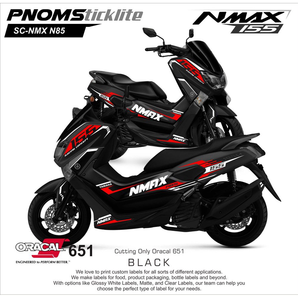 Jual Stiker motor Nmax / Sticker body Nmax / Sticker Yamaha Nmax ...