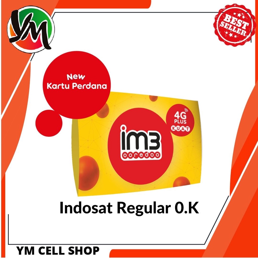 Jual KARTU PERDANA INDOSAT BIASA PULSA 0.K 100% Segel Sim Solt Micro ...