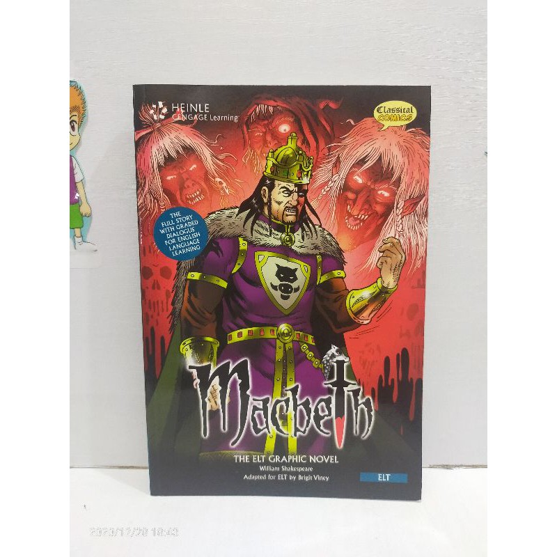 Jual Buku The Elt Graphic Novel Macbeth By William Shakespeare | Shopee ...
