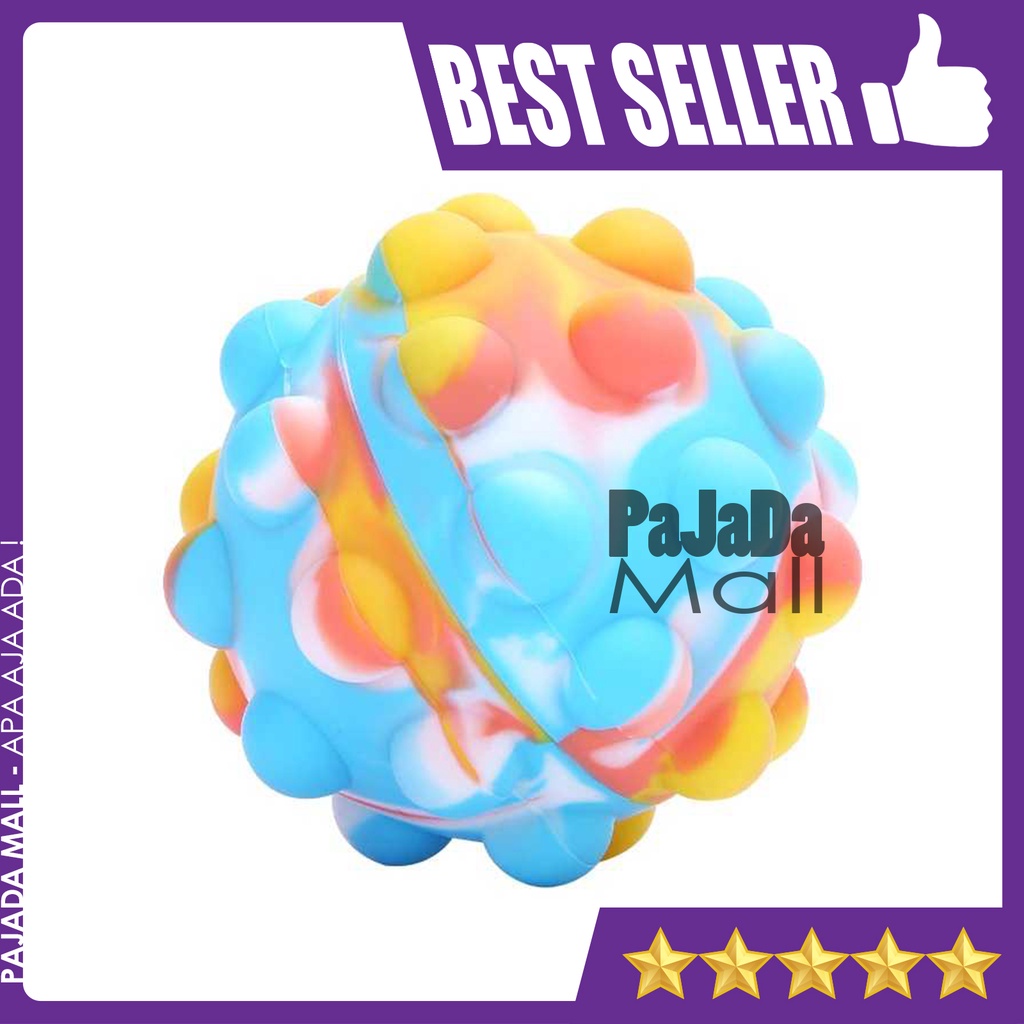 Jual Pop It Ball 3D Squishy Fidget Toy Mainan Fidget Bola Pop It Anti ...