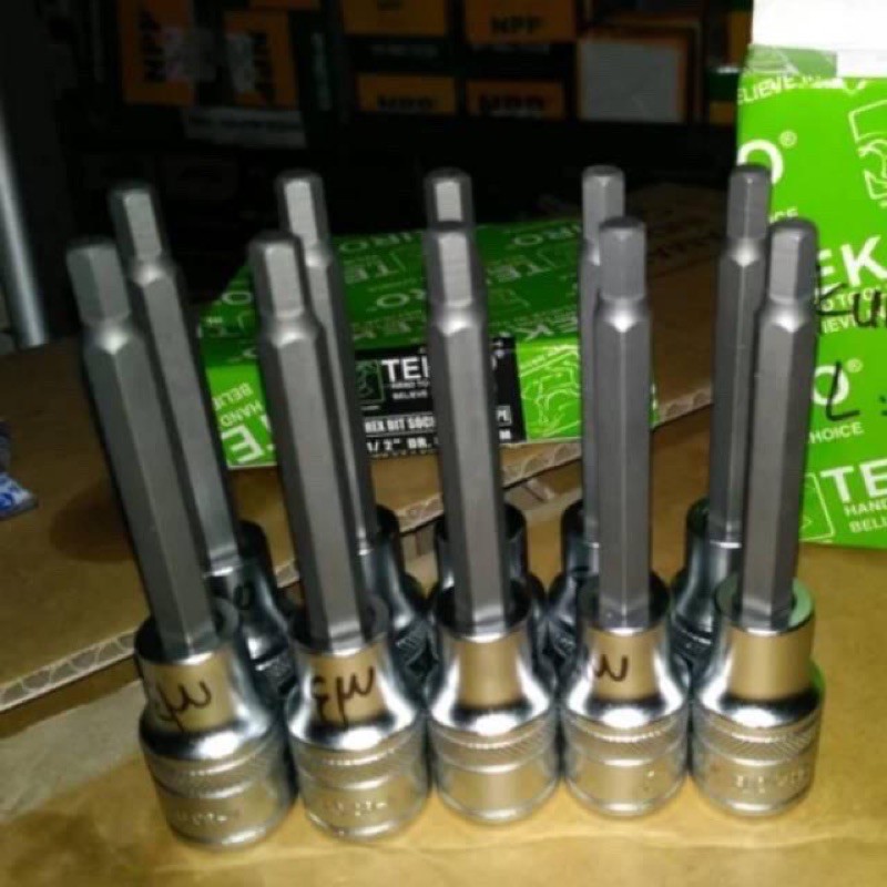 Jual Kunci Mata Soket L Ketok L4 ~ L12 mm 1/2" inch DR / Hex Bit Sock ...