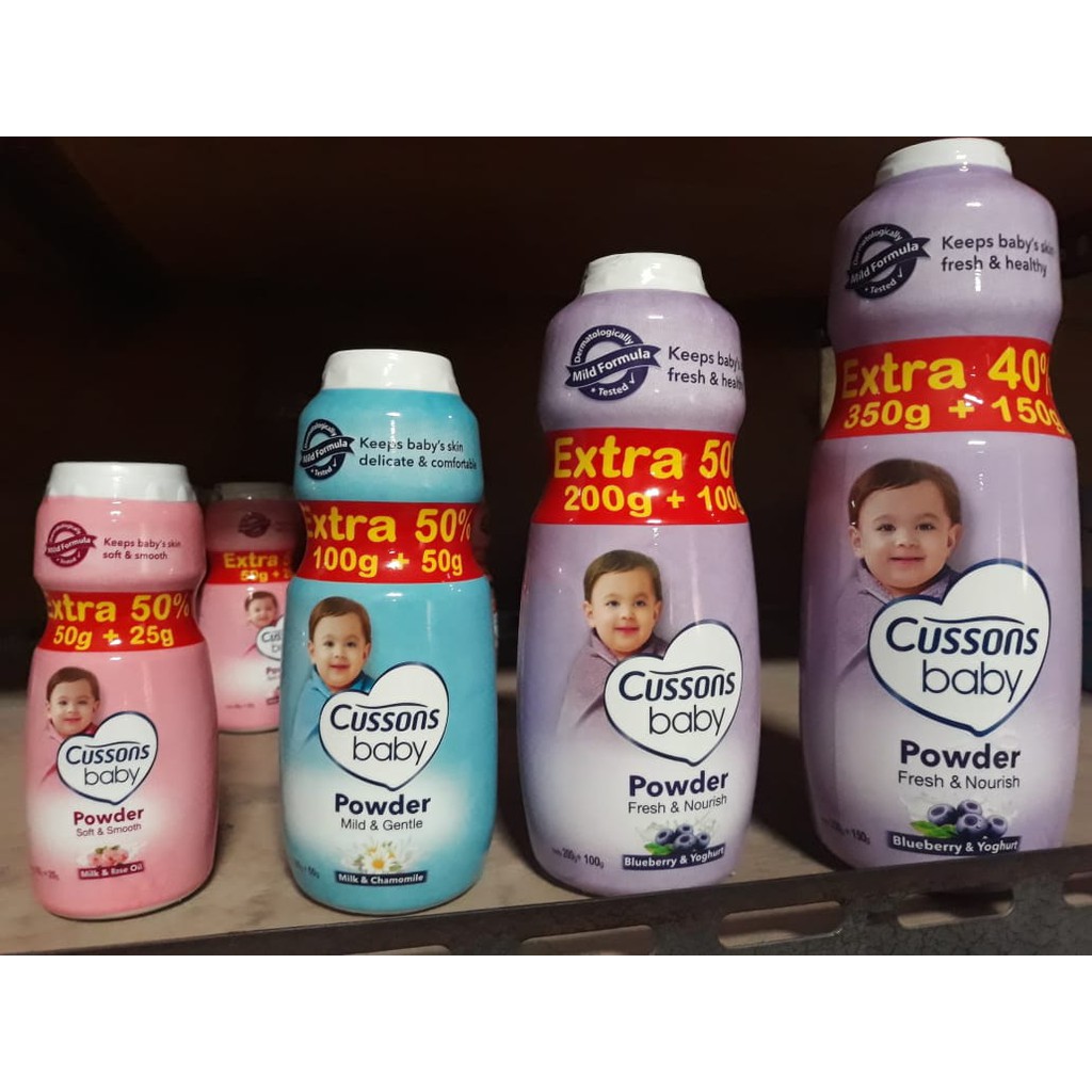 Jual Cussons Baby Powder 50 + 25 gram | Shopee Indonesia