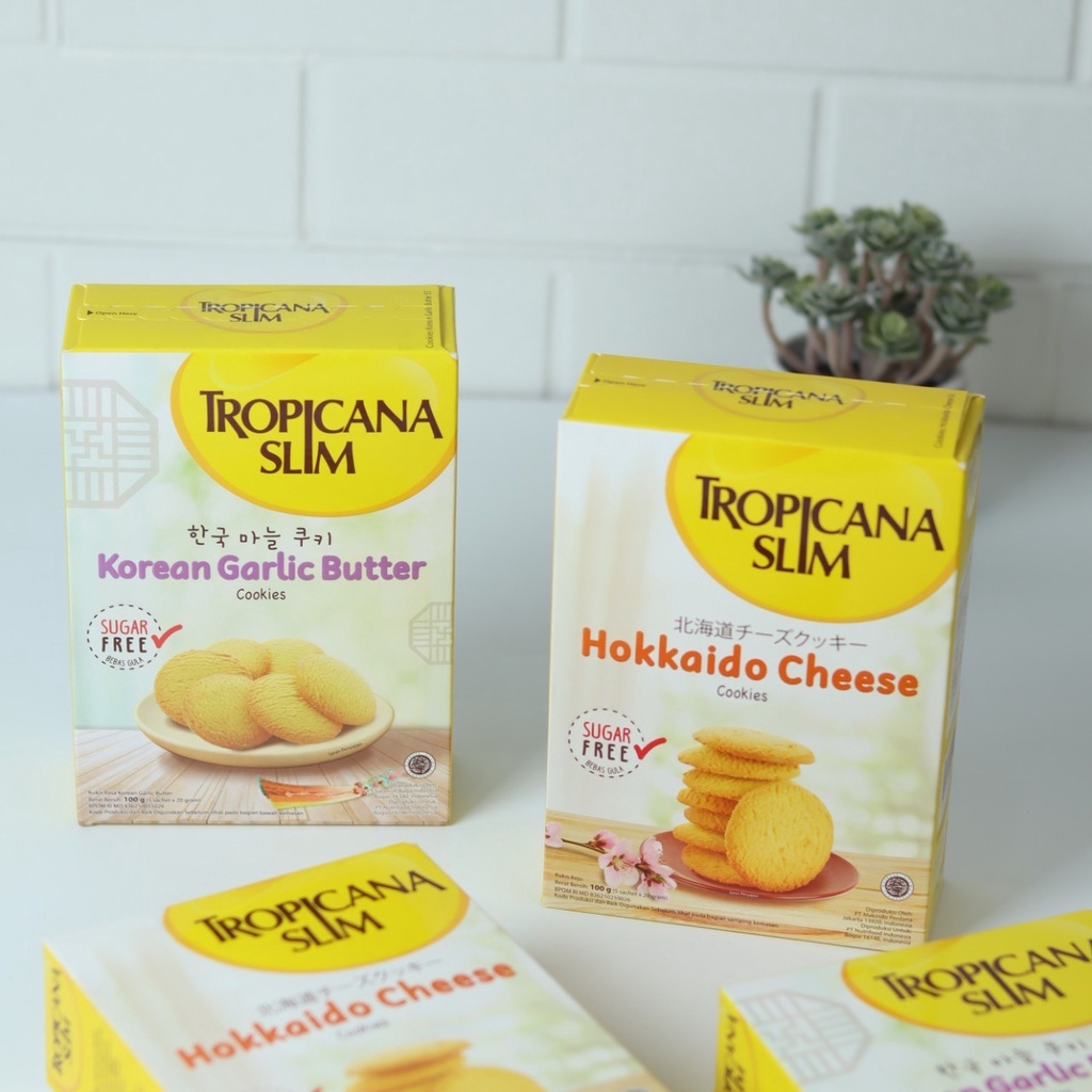 Jual Tropicana Slim | Korean Garlic Butter Cookies | Hokkaido Cheese ...