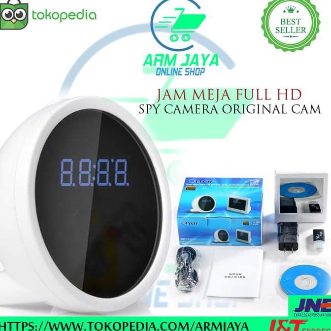 Jual Ready bisa COD WIFI KAMERA JAM MEJA FULL HD SPY CAMERA ORIGINAL ...