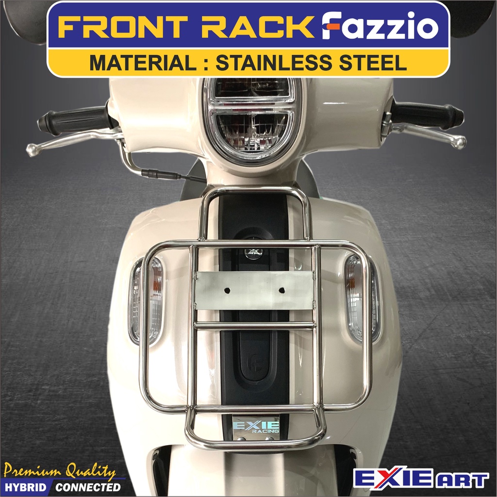 Jual RAK DEPAN BELAKANG STAINLESS - FRONT RACK YAMAHA FAZZIO | Shopee ...