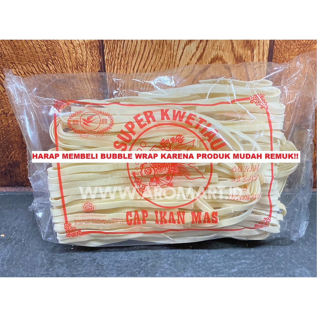 Jual Super Kwetiaw Cap Ikan Mas / Kwetiaw Kering - 200g | Shopee Indonesia