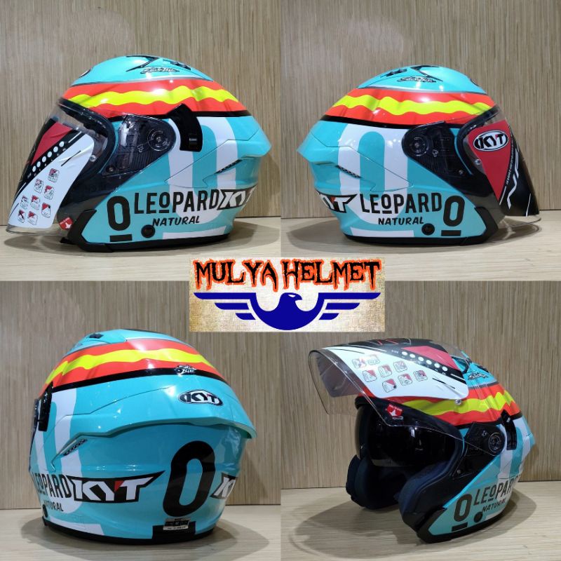 Jual Helm KYT NFJ Motif Leopard | Shopee Indonesia