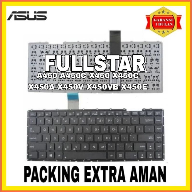 Jual Keyboard Laptop ASUS A450 A450C X450 X450C X450A X450V X450VB ...